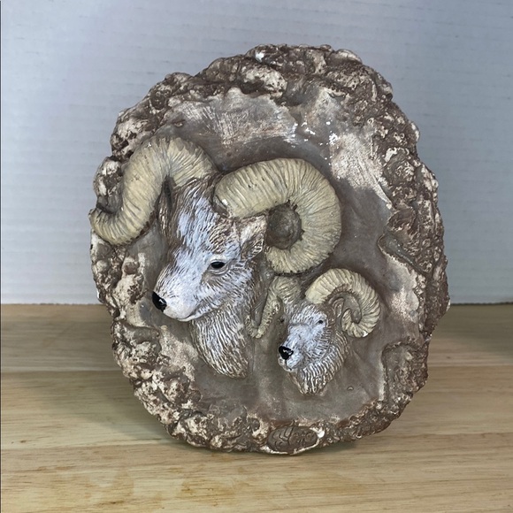 Wall Decor | Rustic Ram Head Wall Plaque | Poshmark